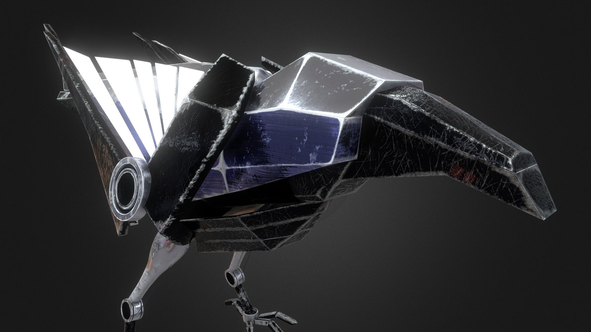 Mechanical Bird - 3D model by Quentin Wittevrongel ...