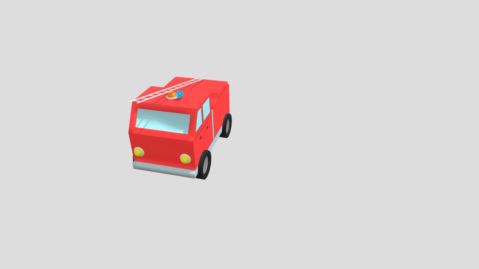 Fire Truck - Download Free 3D model by Sba Stuff (@sbastuff) [4997e65 ...