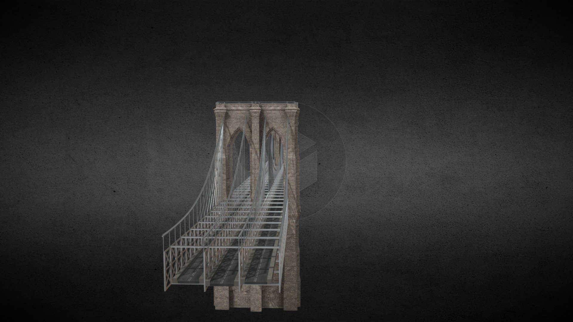 NYC Bridge 002 - 3D model by aneeqayounas [49980ae] - Sketchfab