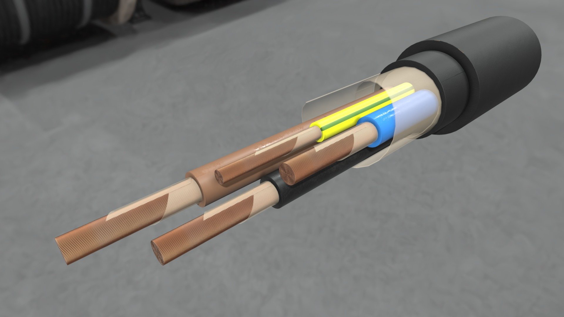 Кабель КПГ-ХЛ - 3D model by sts-kabel [49984ce] - Sketchfab