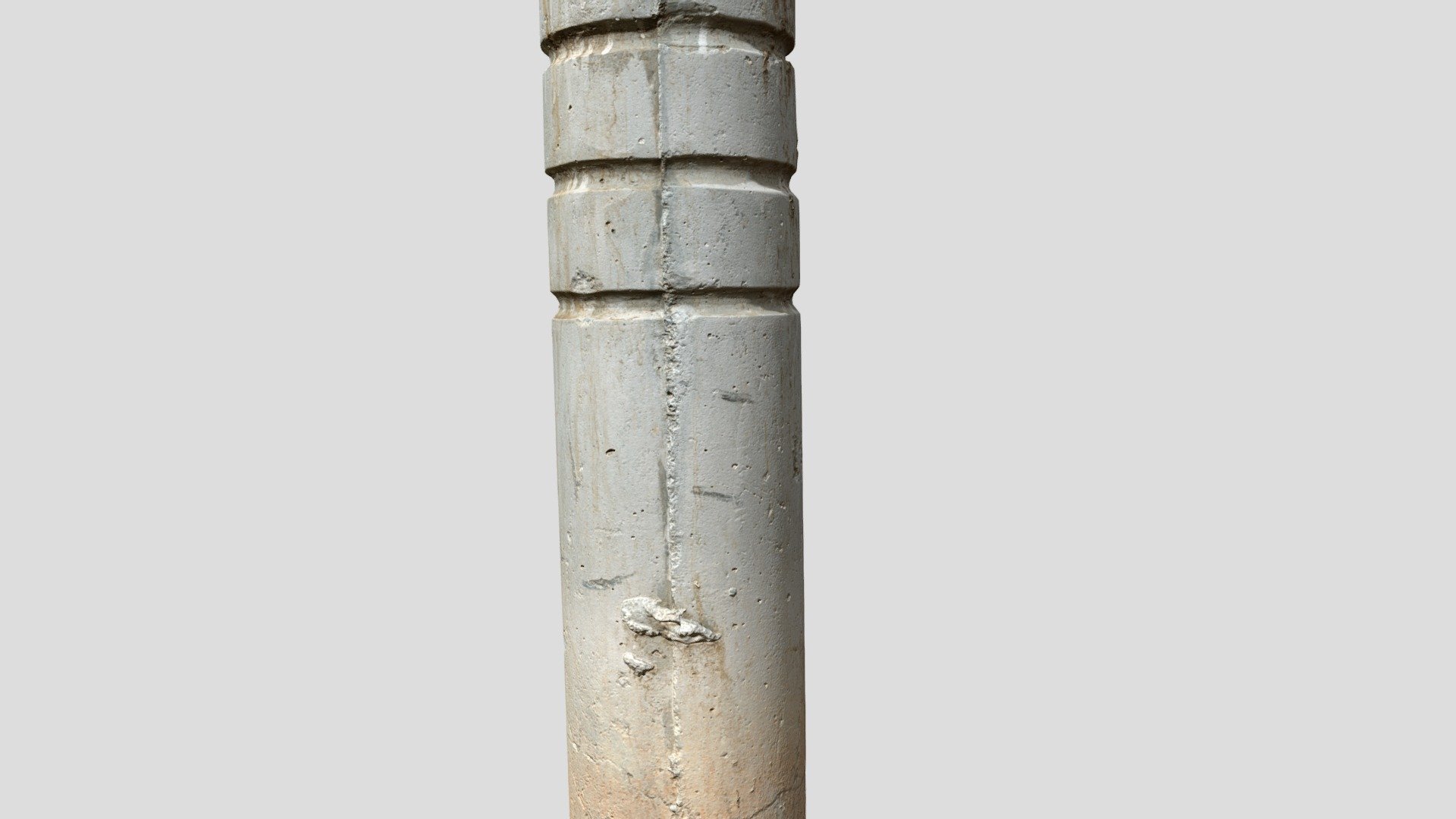 White Bollard Scan, PBR Calibrated - 3D model by Pod 8 Studios ...