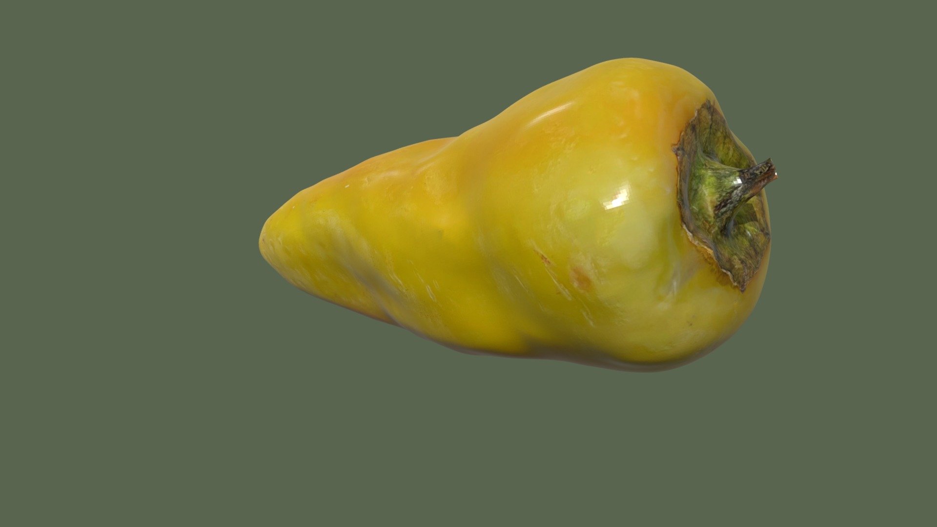 Hungarian Wax Pepper - 3D model by esdmobile [499db16] - Sketchfab