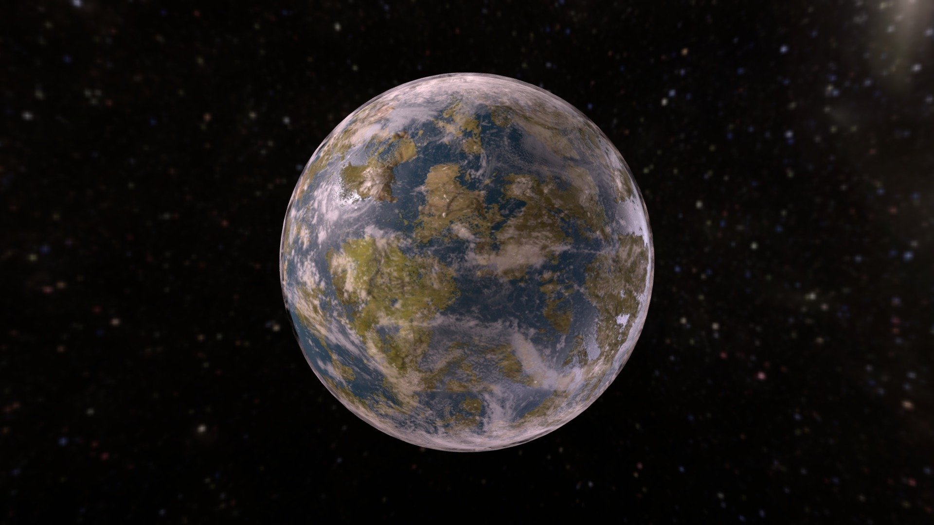 Planet - 3D model by michaelpedersen [499f41f] - Sketchfab