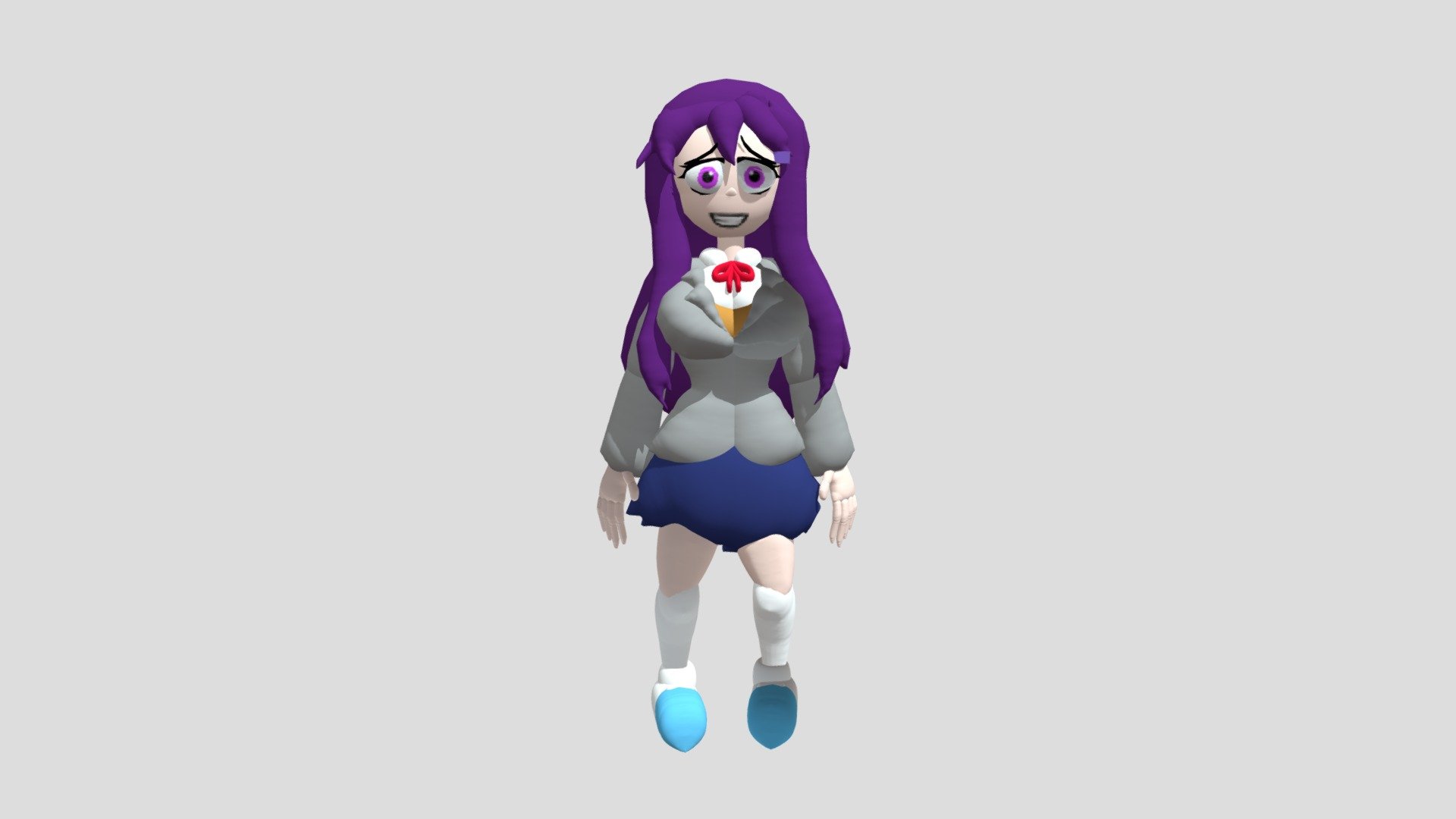 Yuri (DDTO/DDLC) - Download Free 3D model by NexusSpeedster (@nexusfnf ...