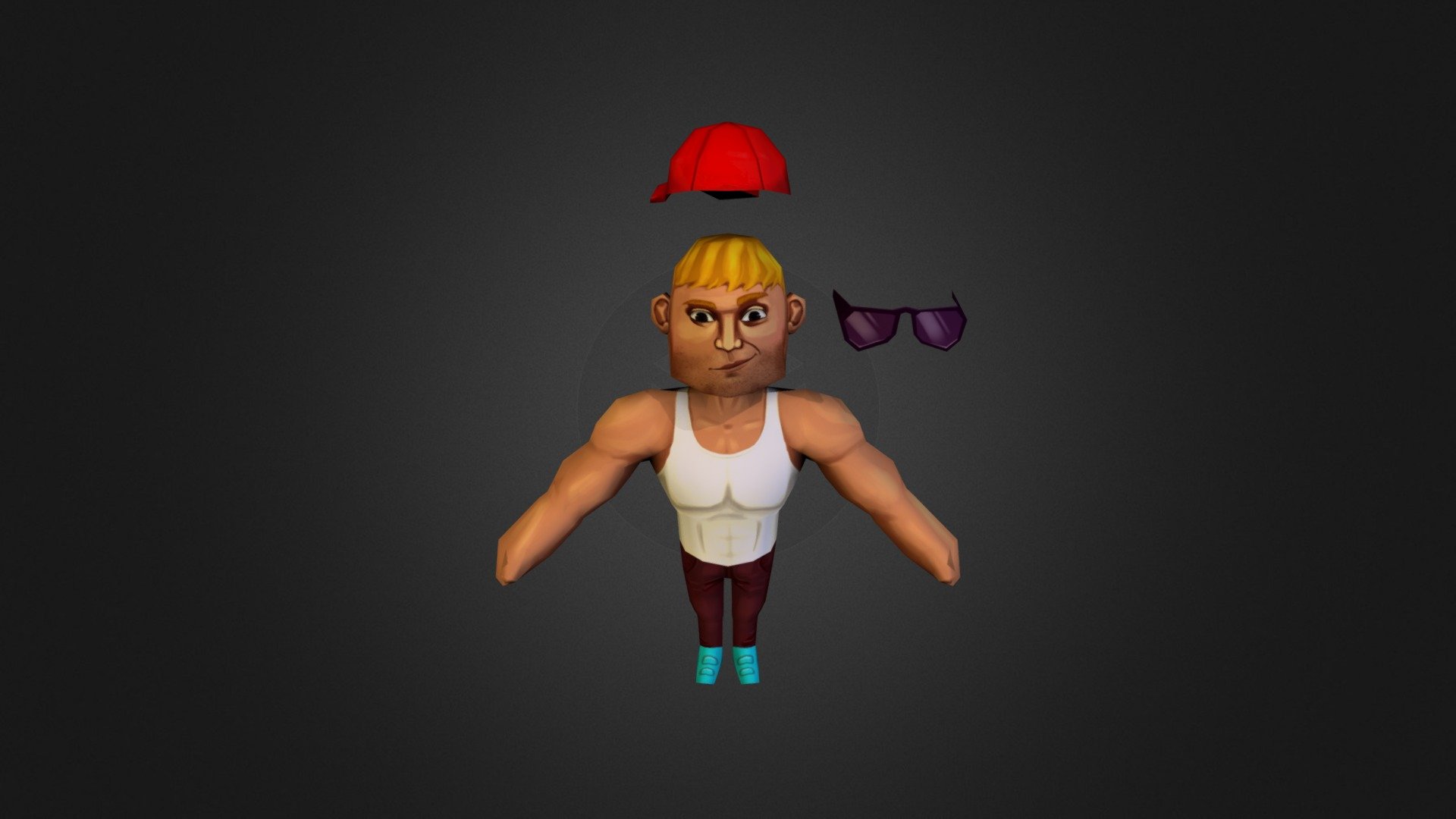 Bro Dude hat off - 3D model by rseeger [49a0503] - Sketchfab