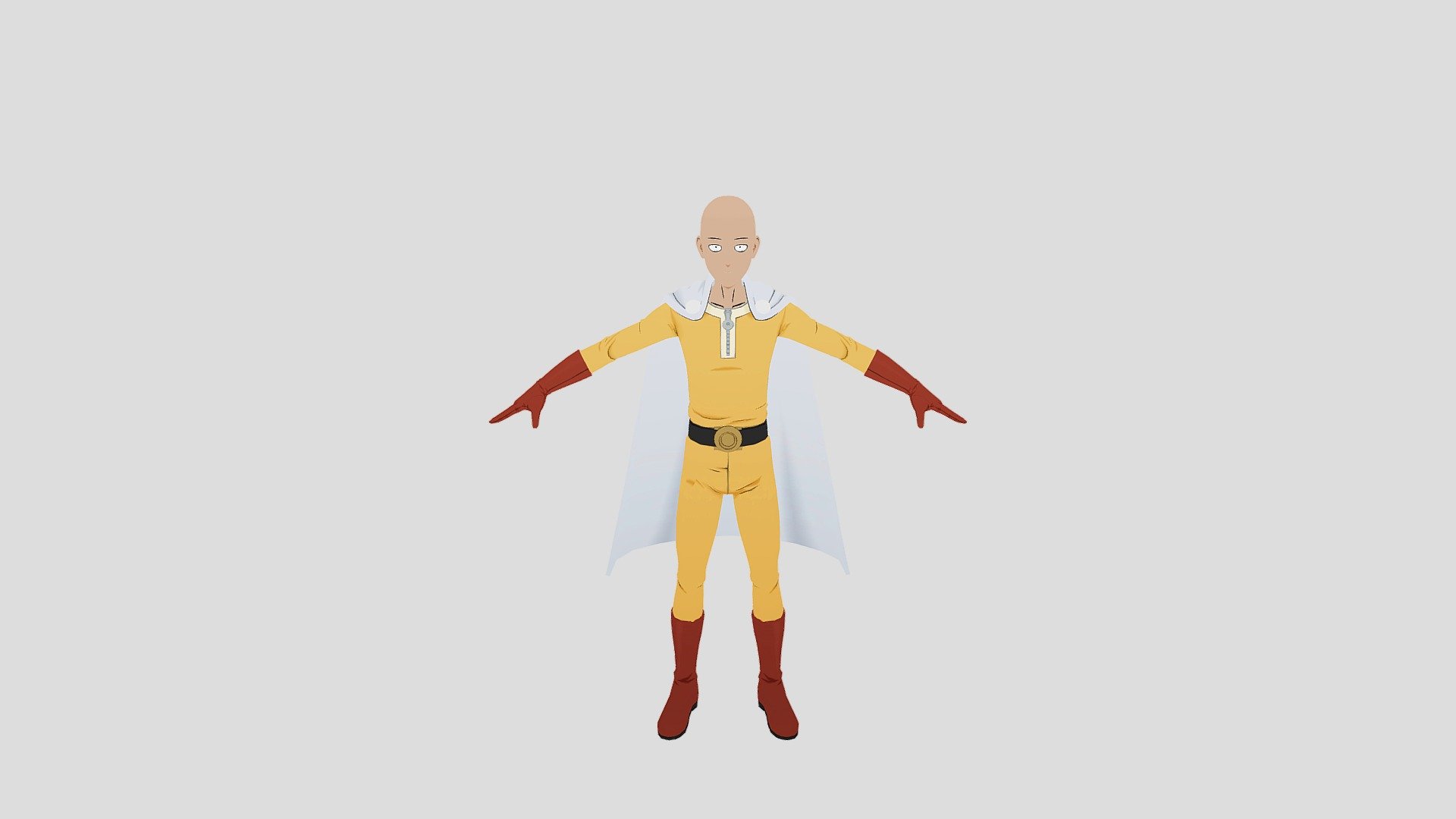 Caped Baldy, Saitama - Download Free 3D model by Cyrone™ (@Cyrone) [49a1b7d] - Sketchfab