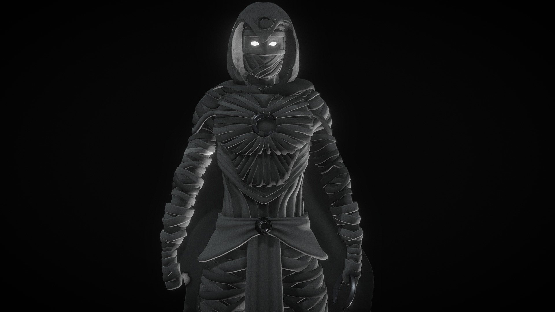 Moon knight - Download Free 3D model by Rached.Abdelkhalek [49a2d4f ...