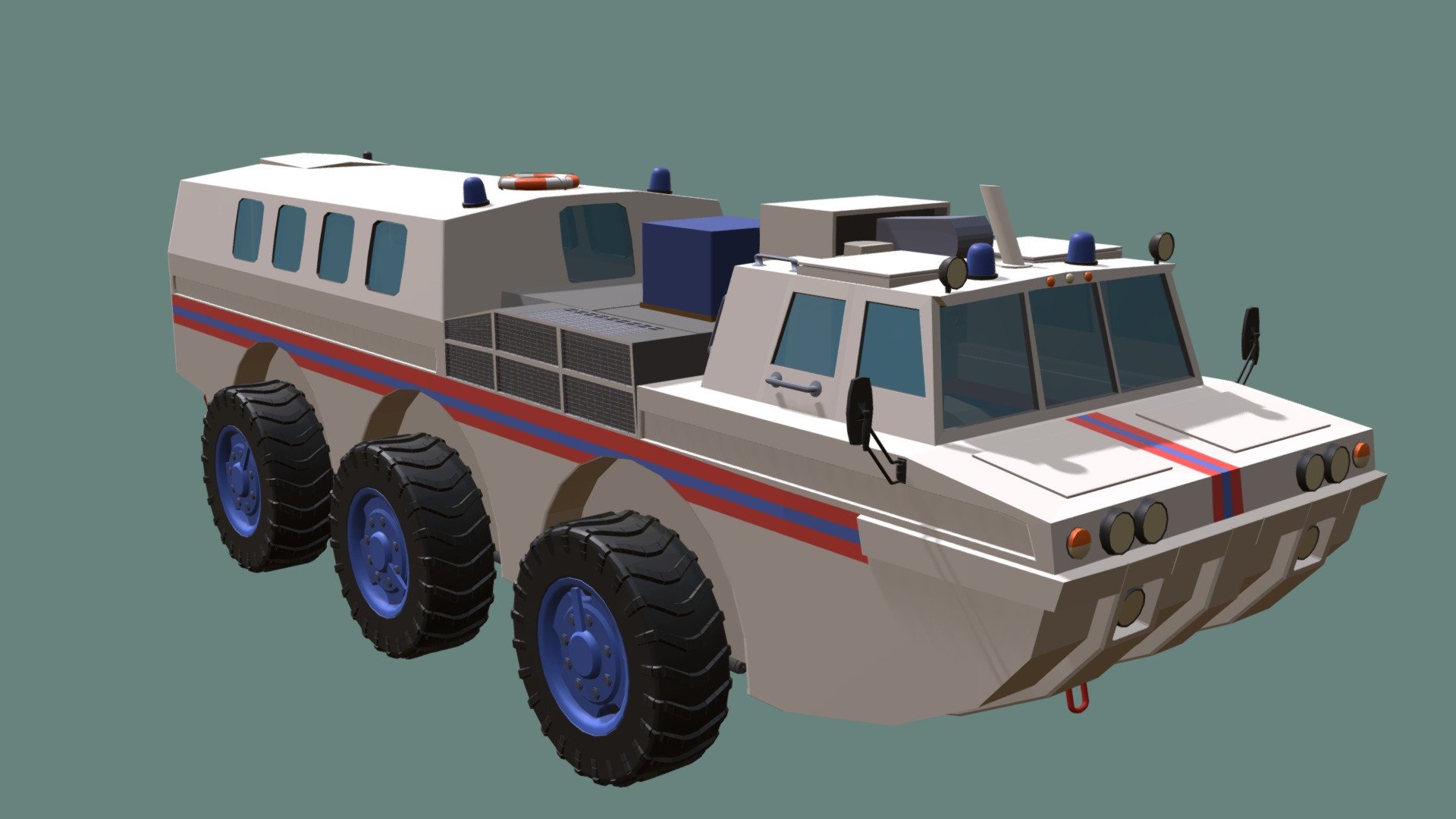 ZIL-49061 (Blue Bird) - Download Free 3D model by SkyRanger [49a30e3 ...