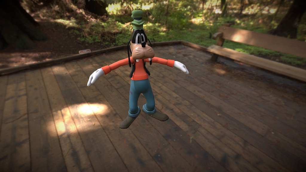 Goofy - 3D model by Rodrigo Calovi (@calovi) [49a356b] - Sketchfab
