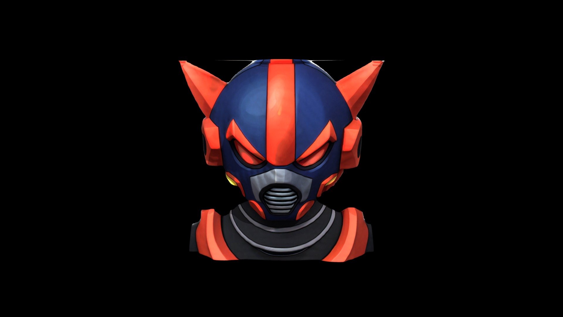 Helmet Mask Robot Cartoon 1479 - Download Free 3D model by klrxyz ...