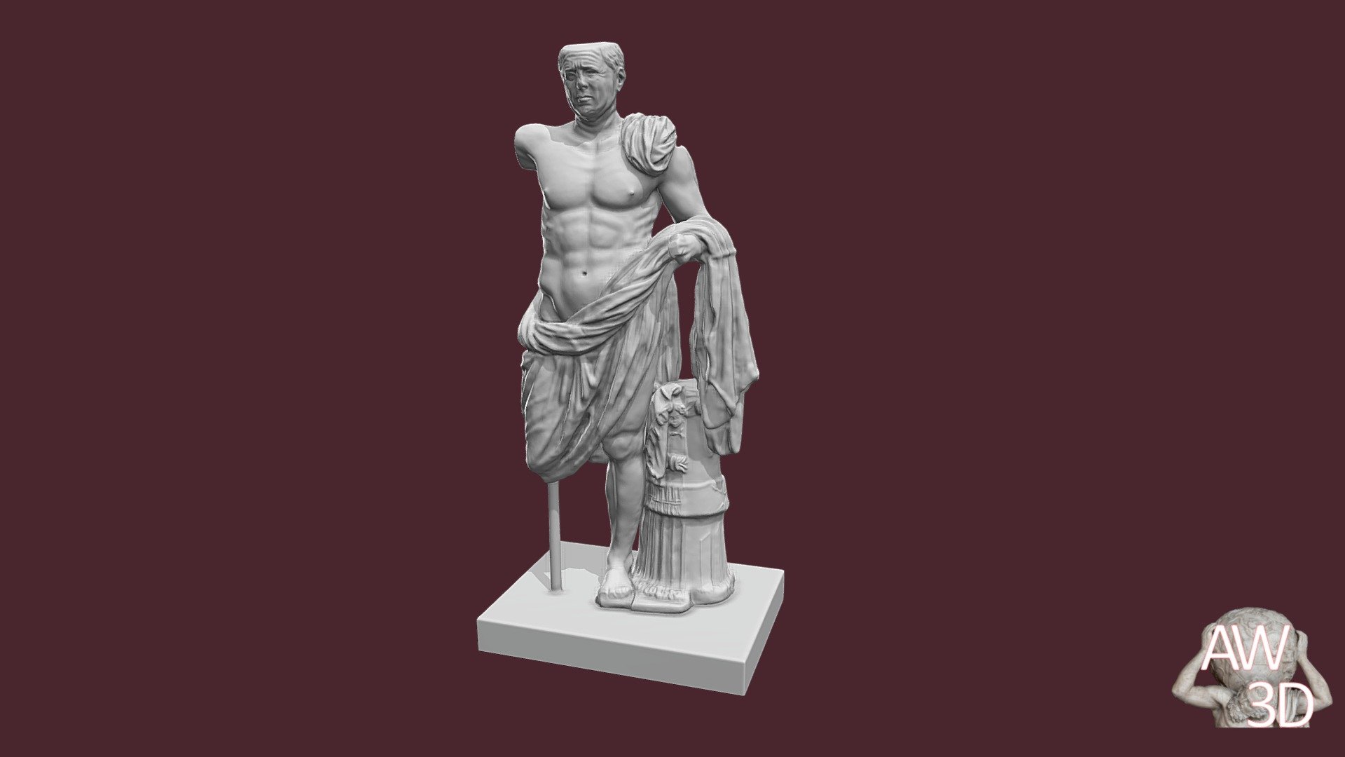 34562 MNPM Tivoli General - Download Free 3D model by Ancient World 3D ...