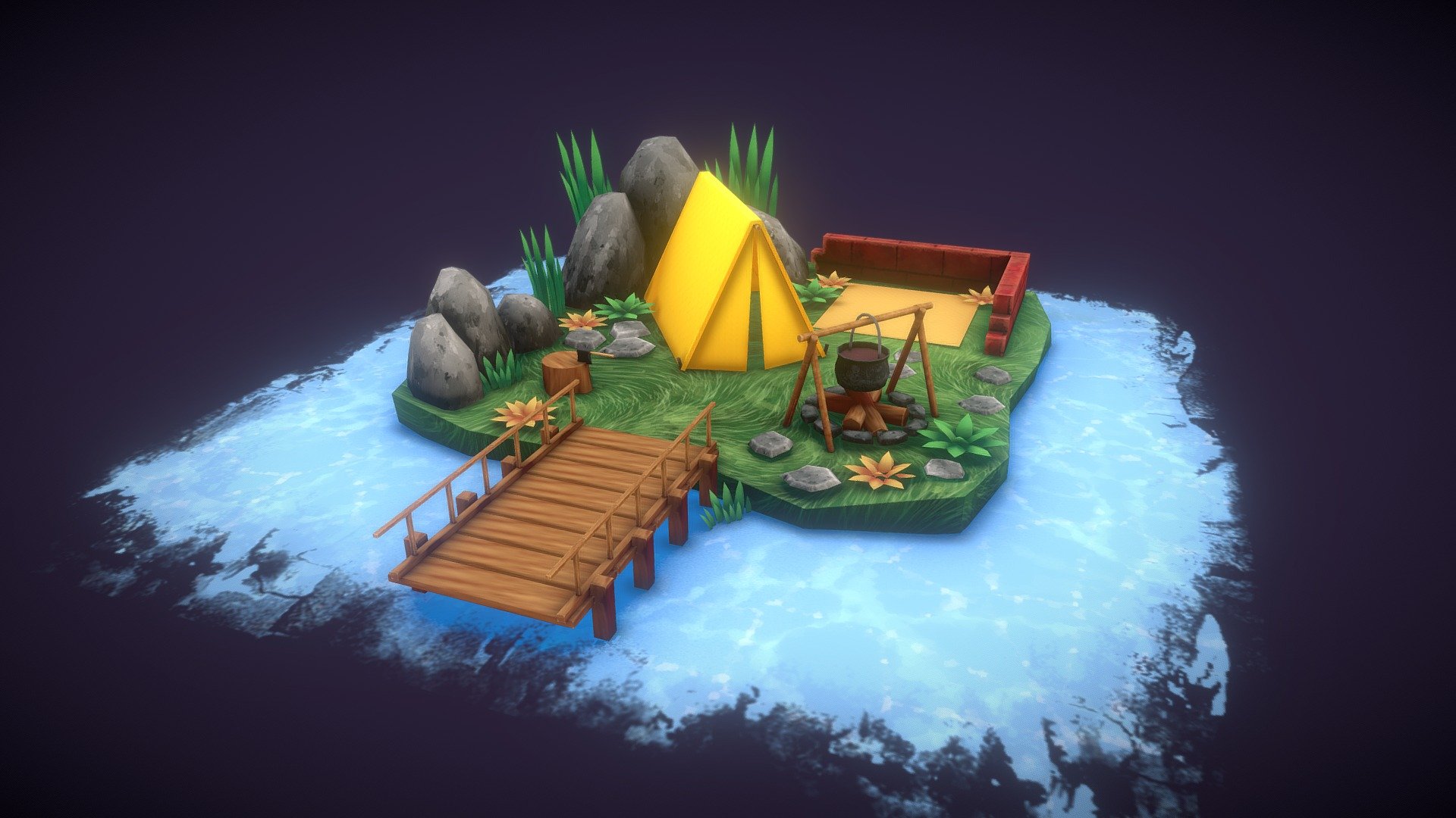 Camp Textures - 3D model by docudzz1 [49a8afc] - Sketchfab