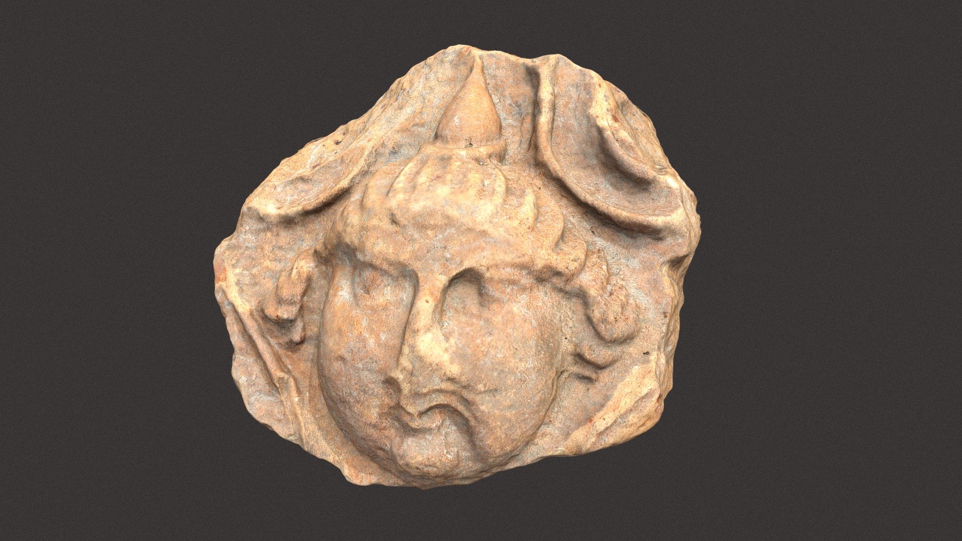 Antefixe - 3D model by ArcheoShare (@e.rachid) [49aa0f7] - Sketchfab