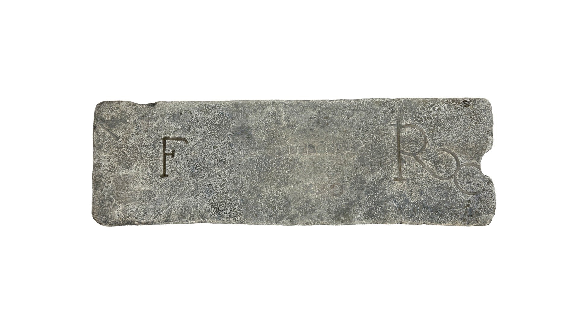Atocha Silver Ingot 1986.003.0006 - 3D model by The Mel Fisher Maritime ...