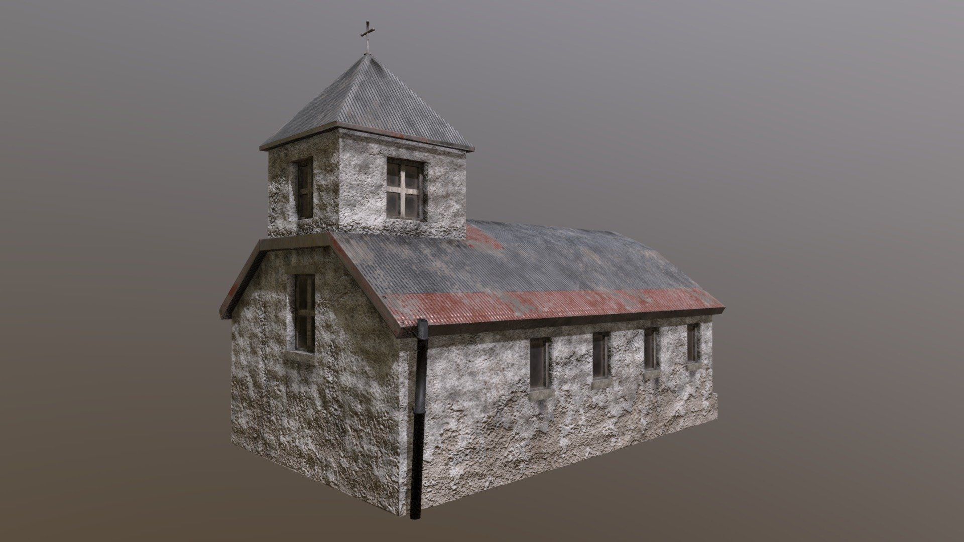 Old Church - 3D model by silaspaige1998 [49aa1c5] - Sketchfab