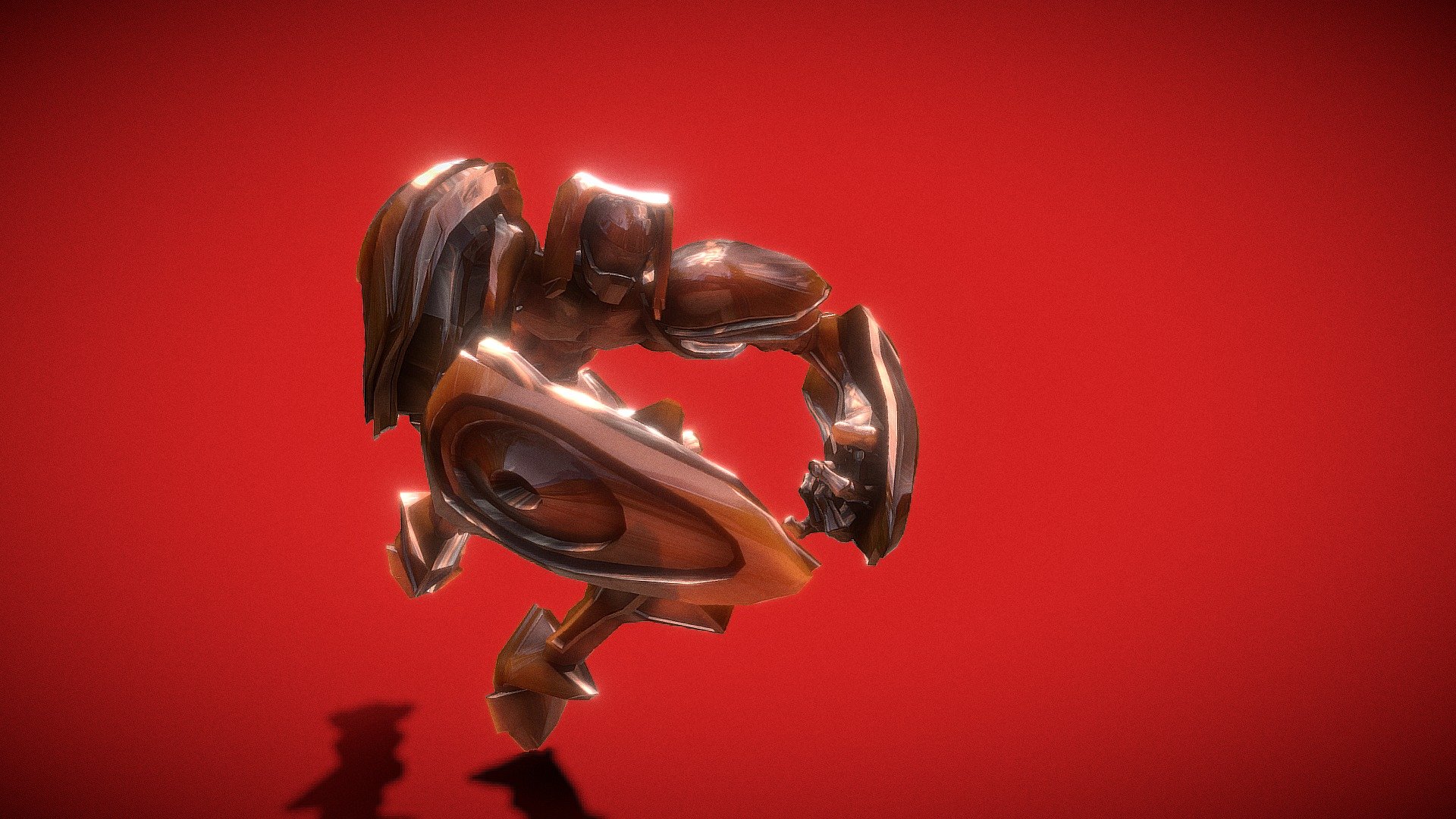 Low Poly Warrior by digital&media[labs] - 3D model by dmlmx [49aab34 ...