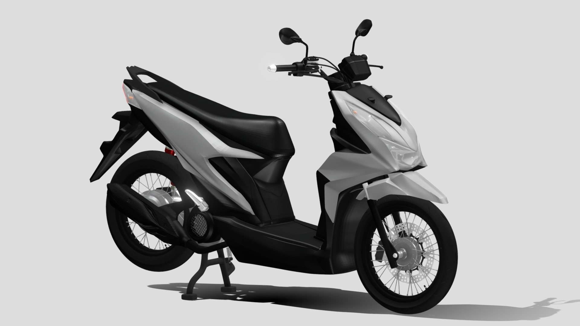 2020 - Honda Beat Street - Buy Royalty Free 3D model by 3D Automotive ...