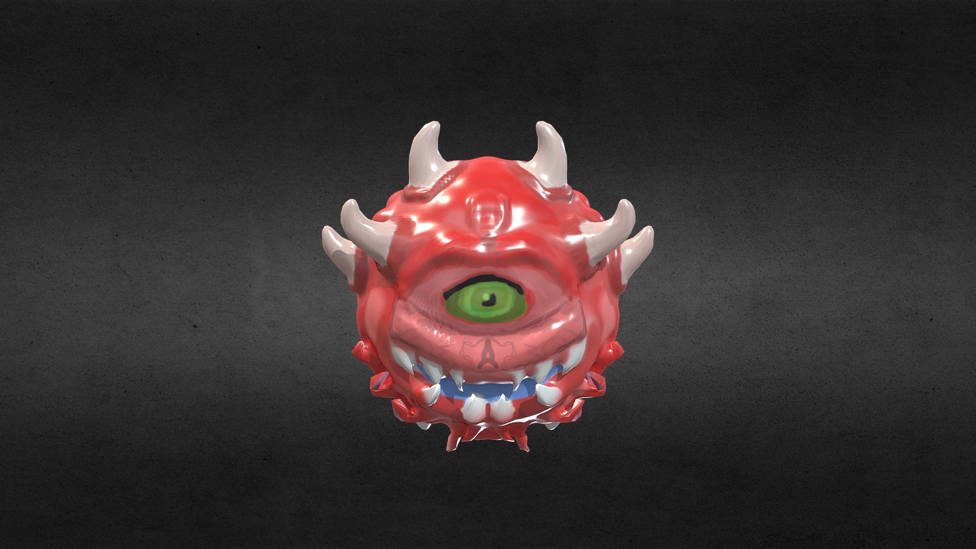 Cacodemon V.2 - Download Free 3D model by Samjheaven [49ac19d] - Sketchfab