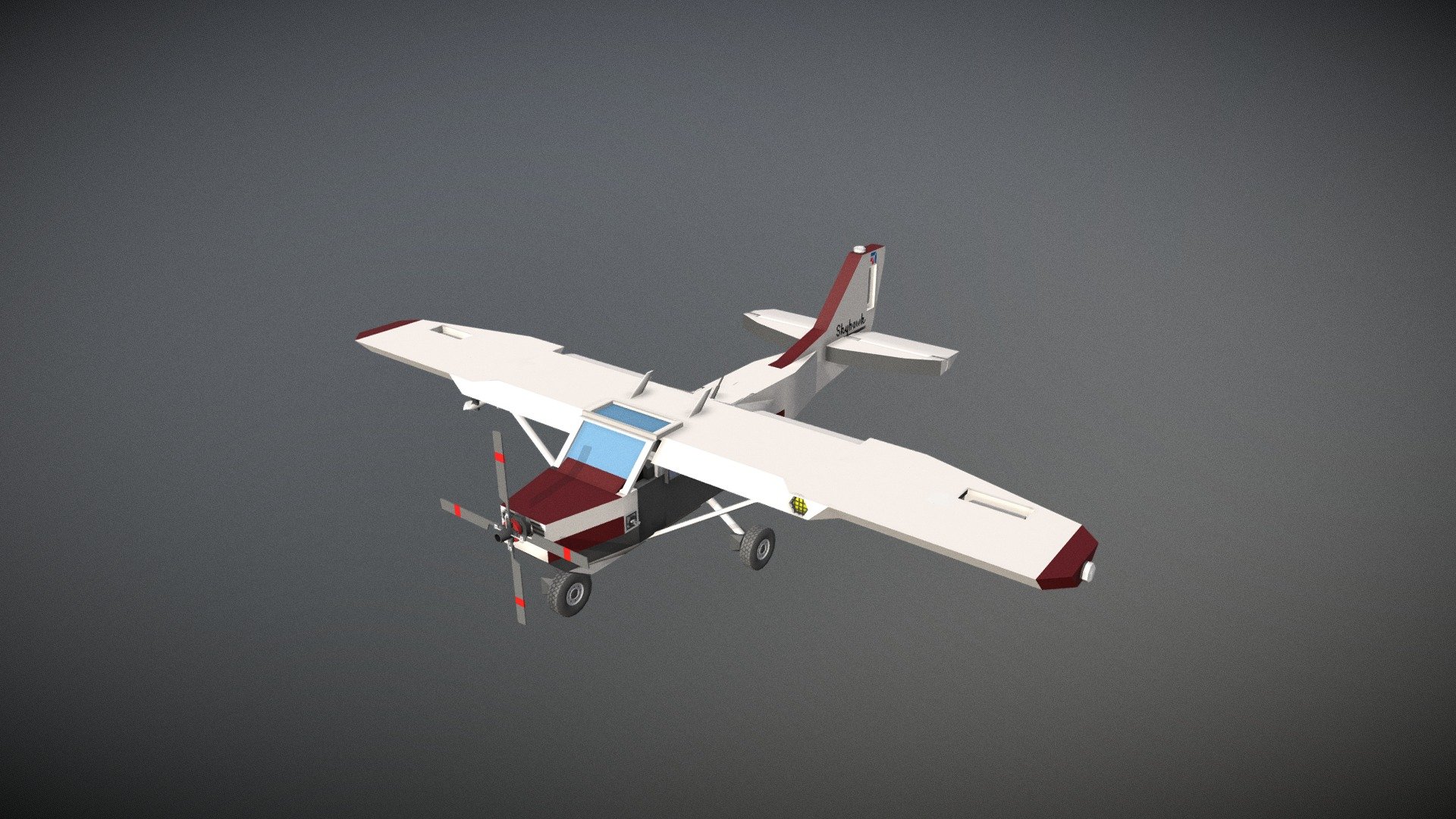 Cessna 172 Skyhawk - Stormworks - Download Free 3D model by Thales ...