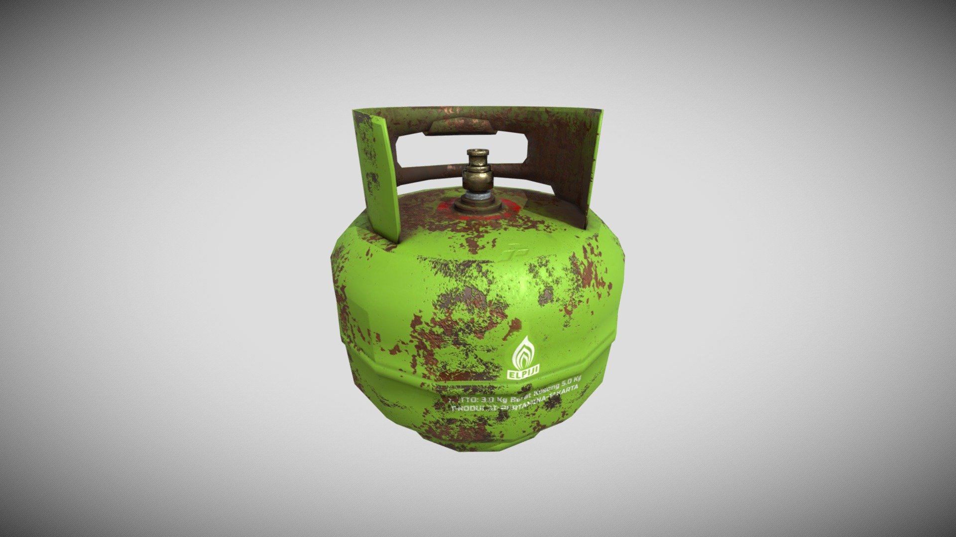 Tabung gas elpiji 3Kg - Download Free 3D model by acipa1234 [49ad8cf ...