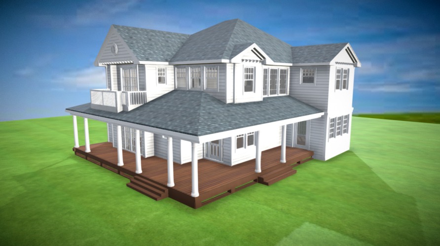 Piccola Residence 2 - 360 spin model of 3D house - 3D model by ...