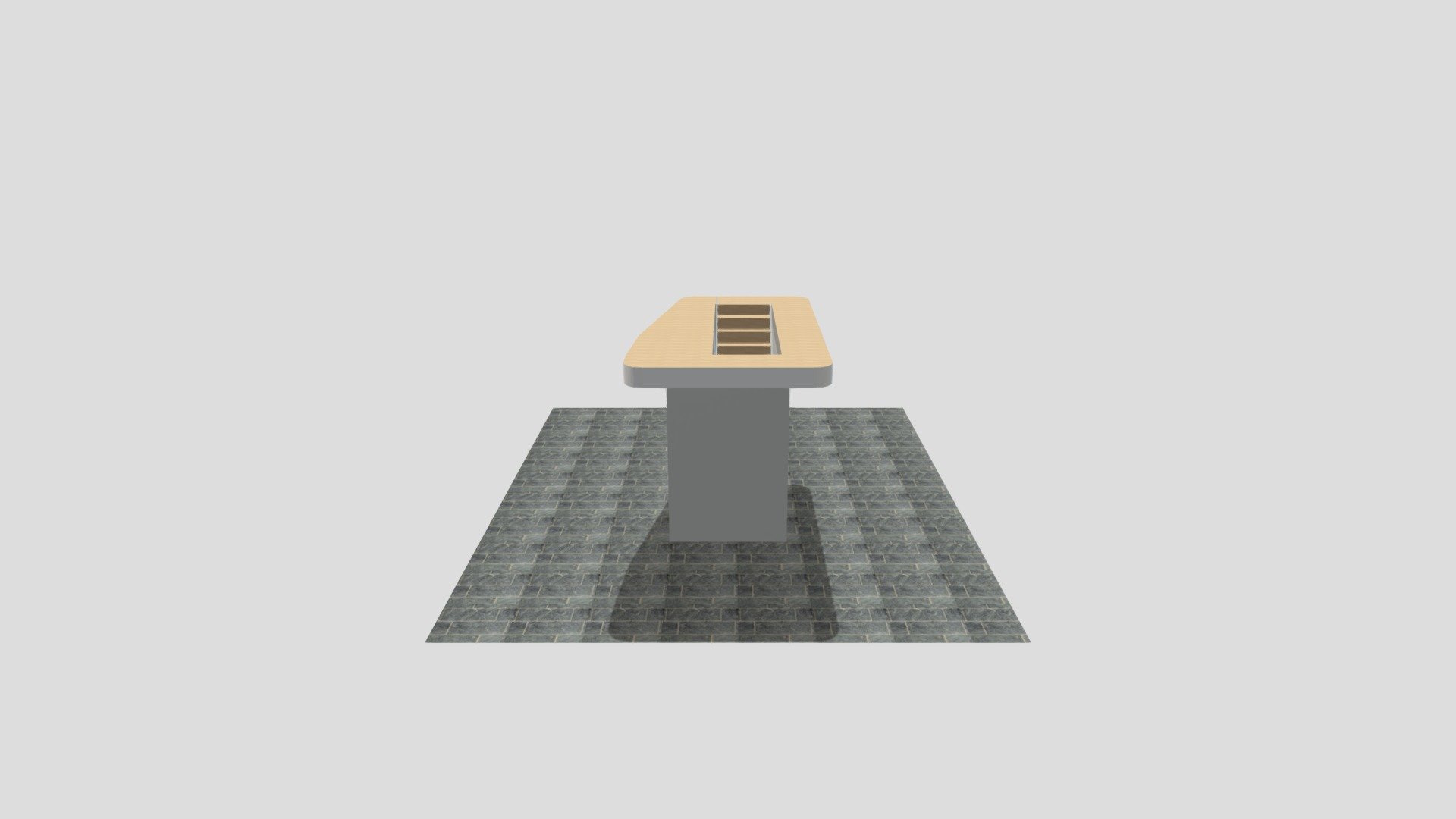 Flush return stair - 3D model by Romaniello_stairs (@Romainello_stairs ...