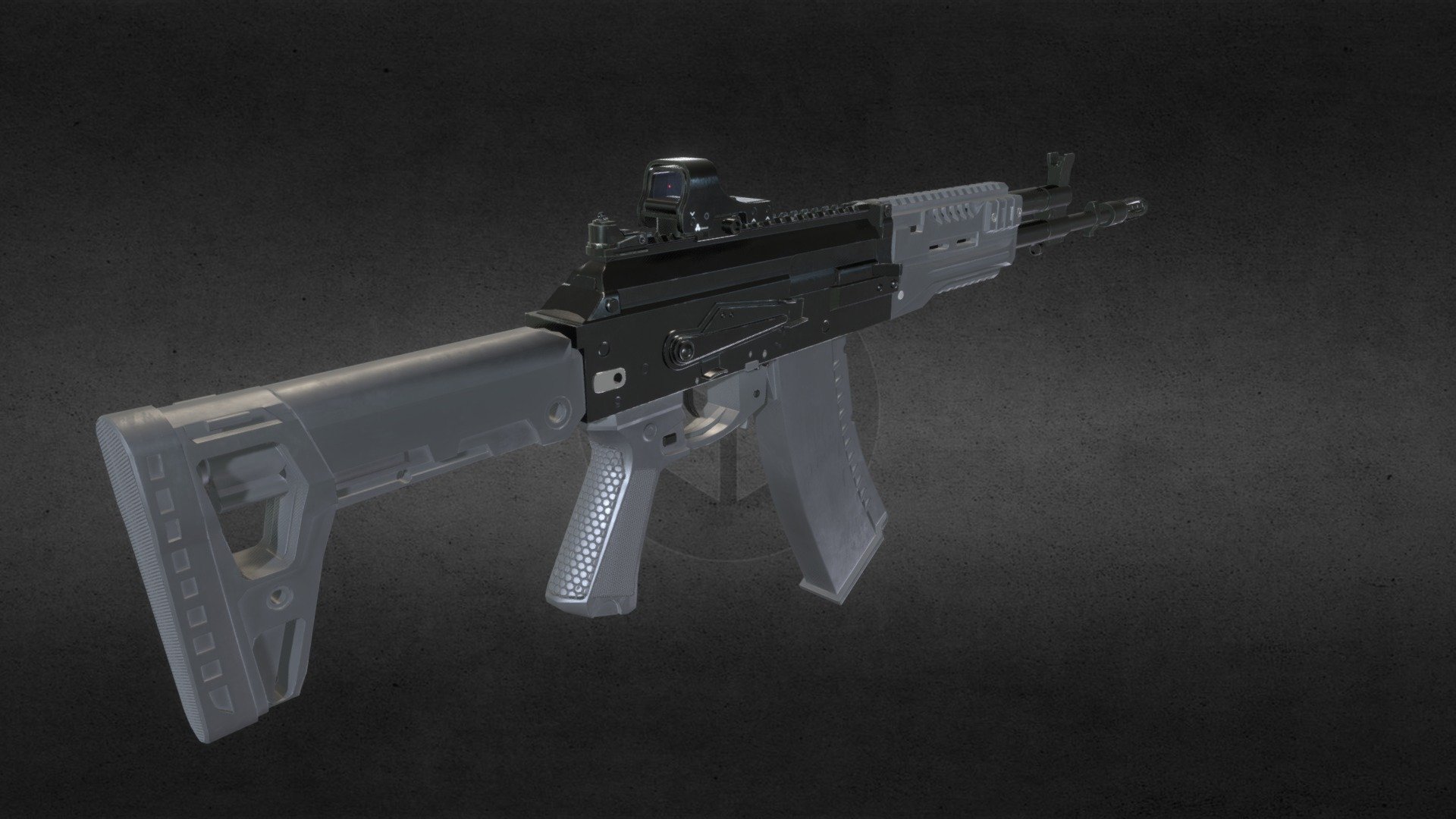 AK-308 - 3D model by legi4 [49b114a] - Sketchfab
