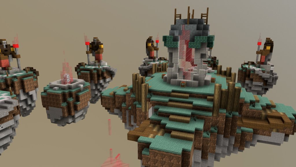Hypixel SW Maps - A 3D model collection by Chandoggie - Sketchfab