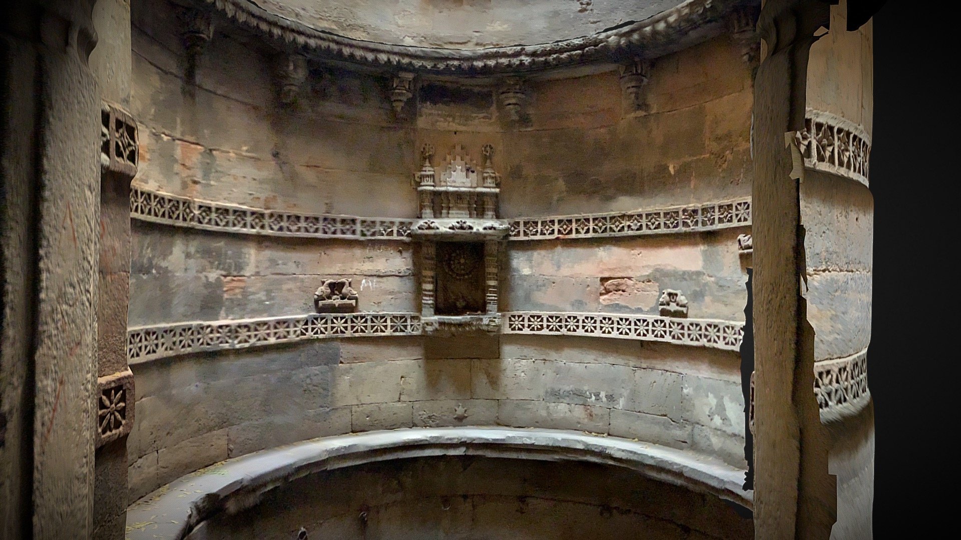 Dada Harir Stepwell (Vav) Ahmedabad, Gujarat. - 3D model by Doron ...
