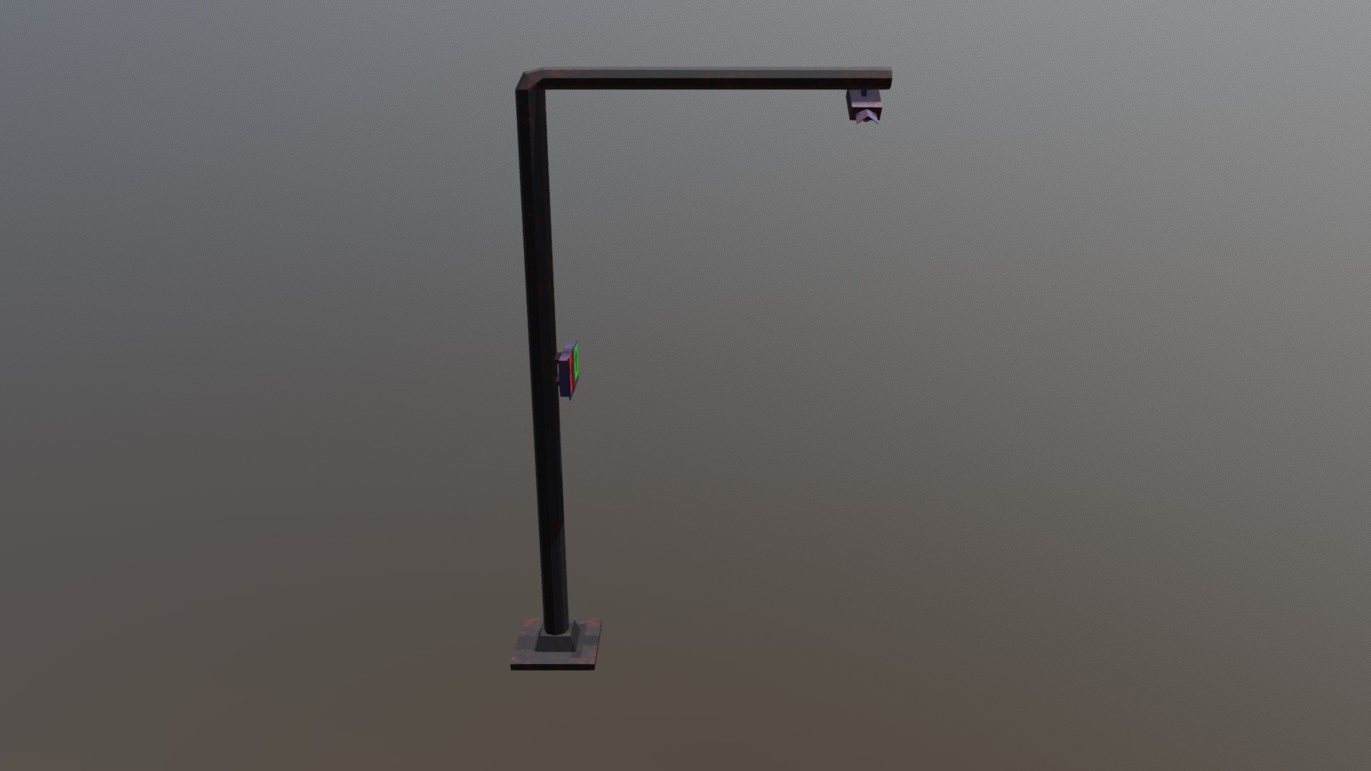 Semáforo De Pedestres - 3D model by Andre_Luiz11 [49b237c] - Sketchfab