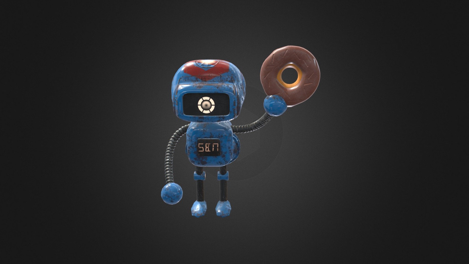 Robot Texture Model By Yunxi Zheng Sammi 3d Model By Suki1005