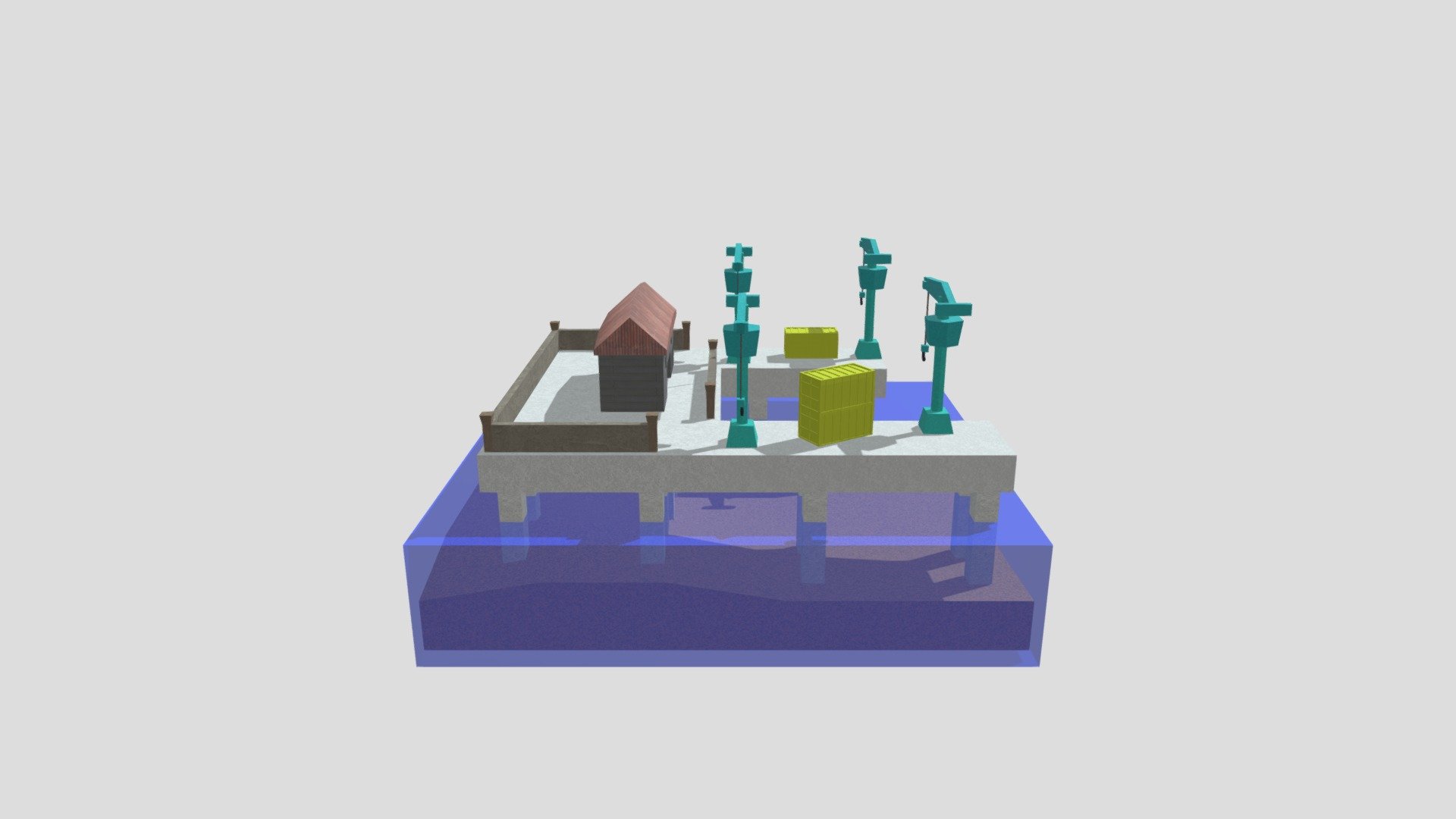 Shipyard Diorama - Download Free 3D model by CalicoShaz [49b2b50 ...