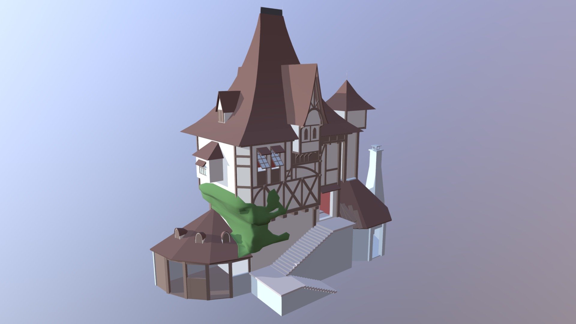 Alchemist House Draft - 3D model by Petruccho [49b2d25] - Sketchfab