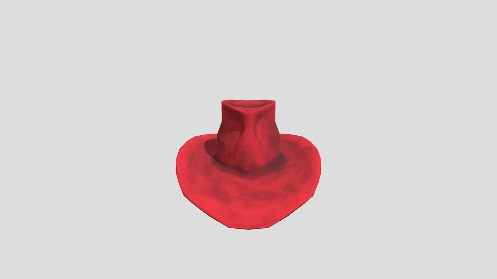 Red Cowboy Hat - Download Free 3D model by itzHiPPoTh3Gam3r [49b3743 ...
