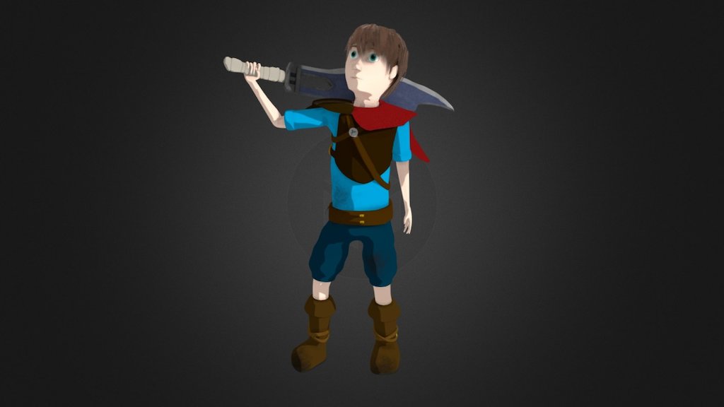 Dave - 3D model by Unlucky Cat Studio (@unluckycatstudio) [49b3d41 ...