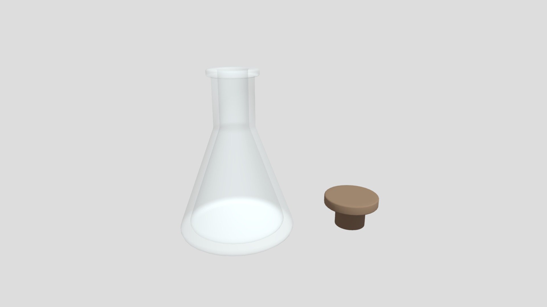 Simple Erlenmeyer - Download Free 3D model by pistachx [49b40a9 ...