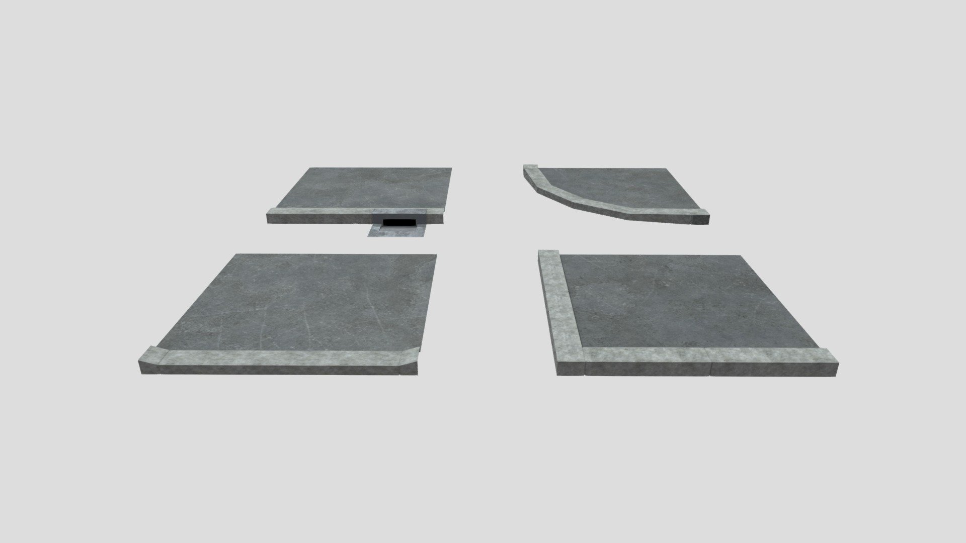 Sidewalk - Download Free 3D model by desvat [49b4400] - Sketchfab