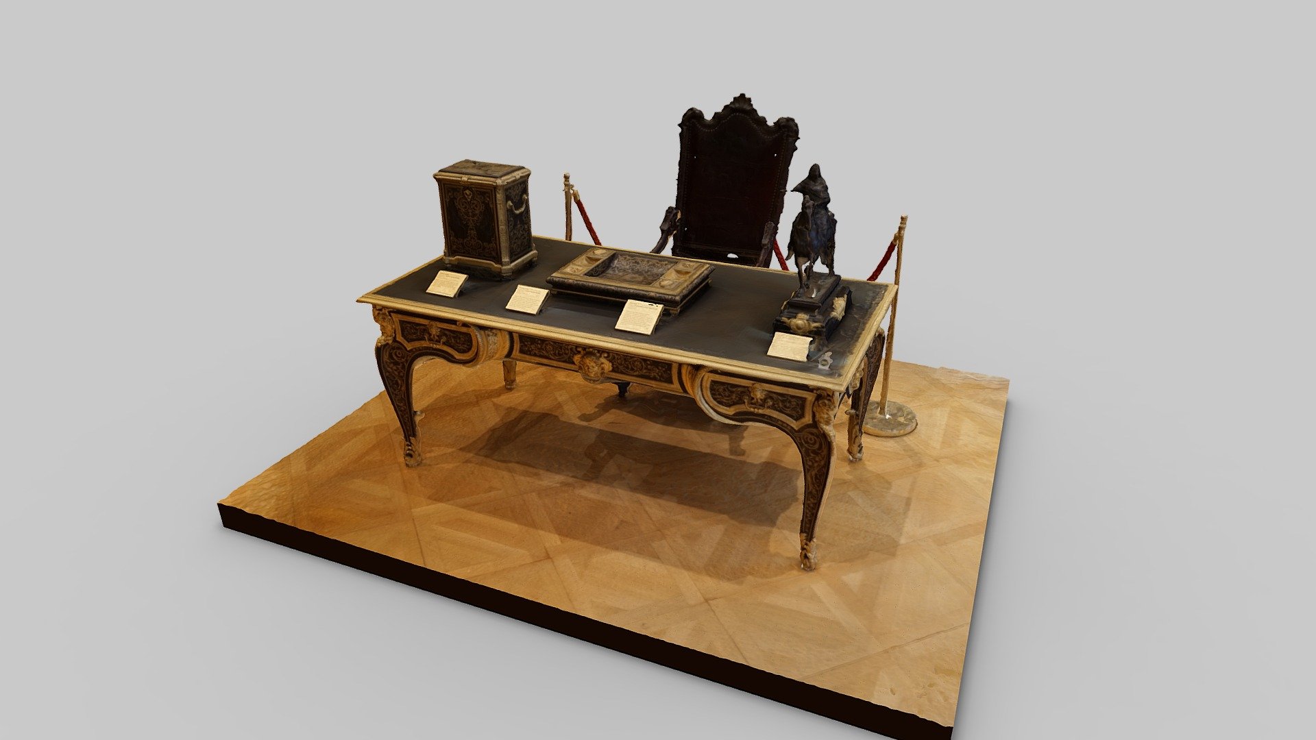 Writing Table - Download Free 3D model by artfletch [49b4a78] - Sketchfab