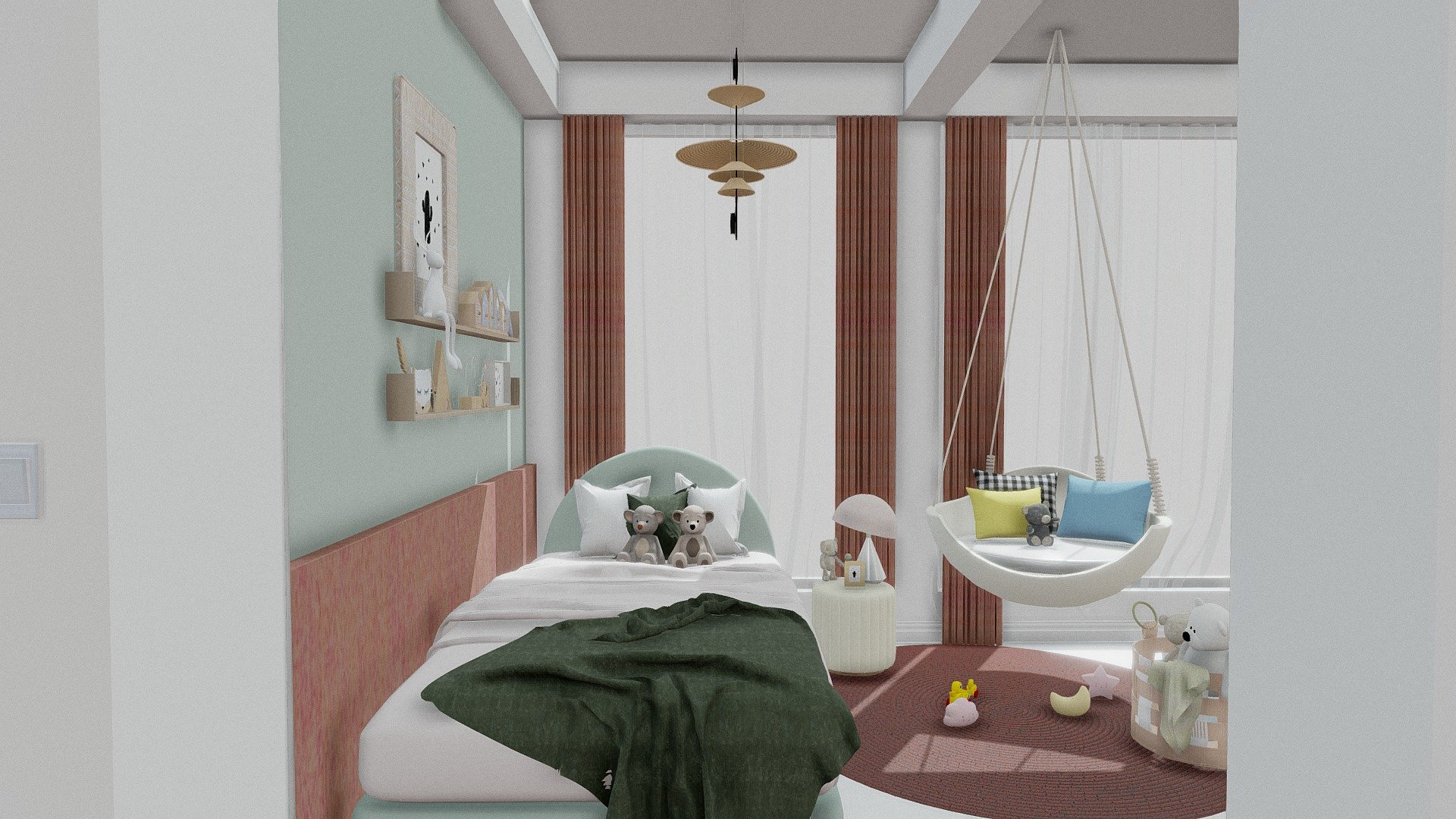 children's bedroom - Buy Royalty Free 3D model by okotaru (@loaferspore ...