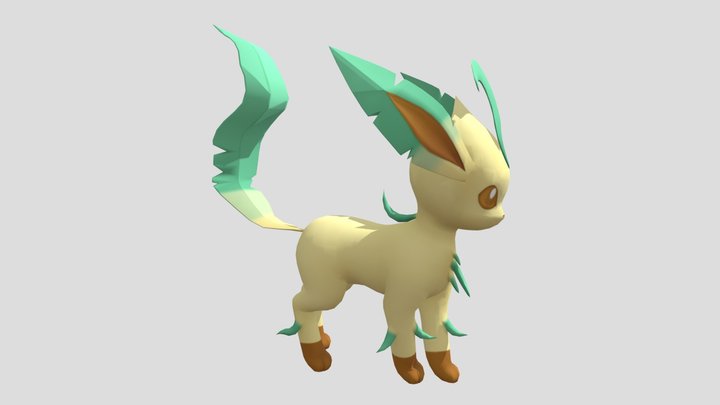 Leafeon 3D models - Sketchfab