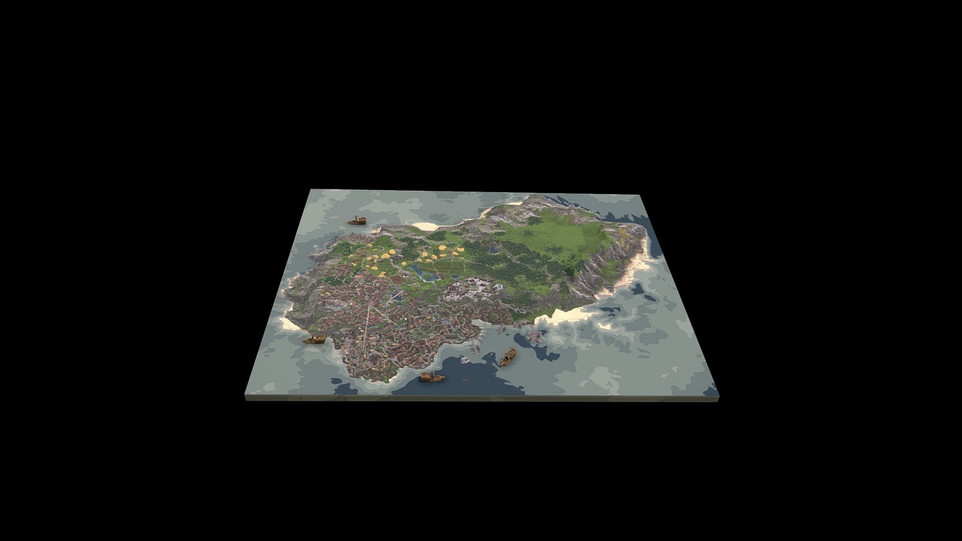 3D Maps [Blockbench] - 3D model by WaldyX [49bbff9] - Sketchfab