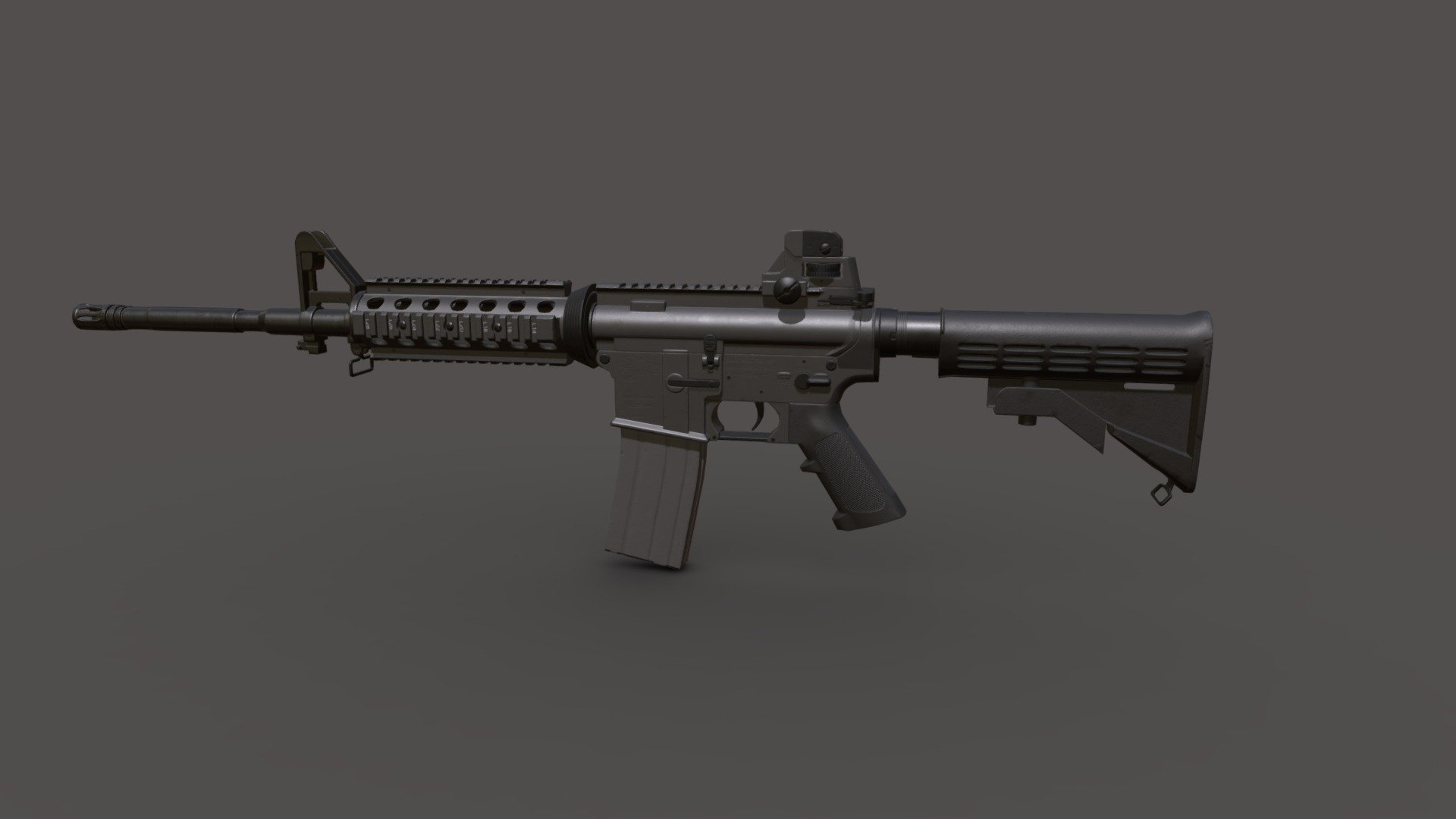M4A1 - 3D model by Alex_Axels [49bd3b3] - Sketchfab