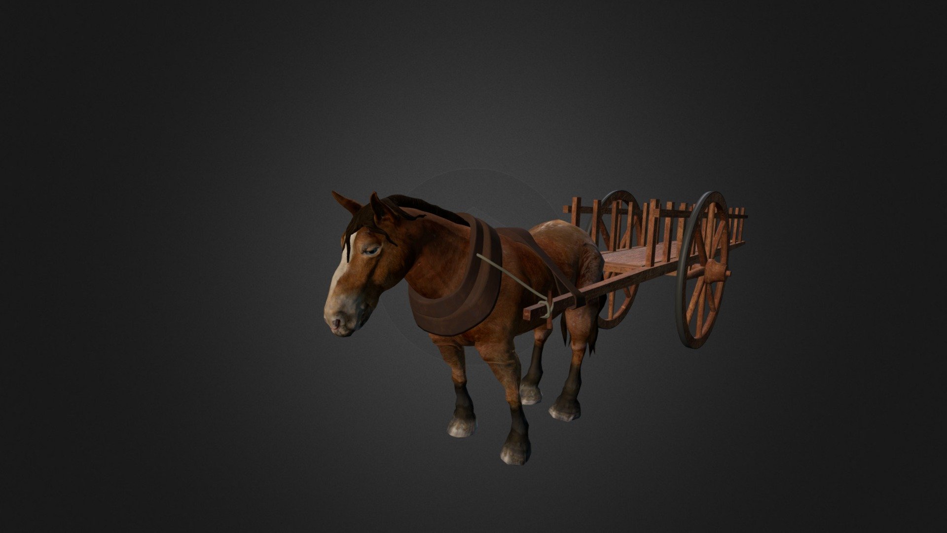 Medieval chariot - 3D model by visualdimension [49c23b7] - Sketchfab
