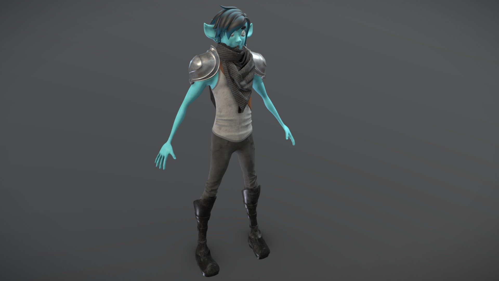 stylized 3D Character - 3D model by Abhishek_Balam [49c4b04] - Sketchfab