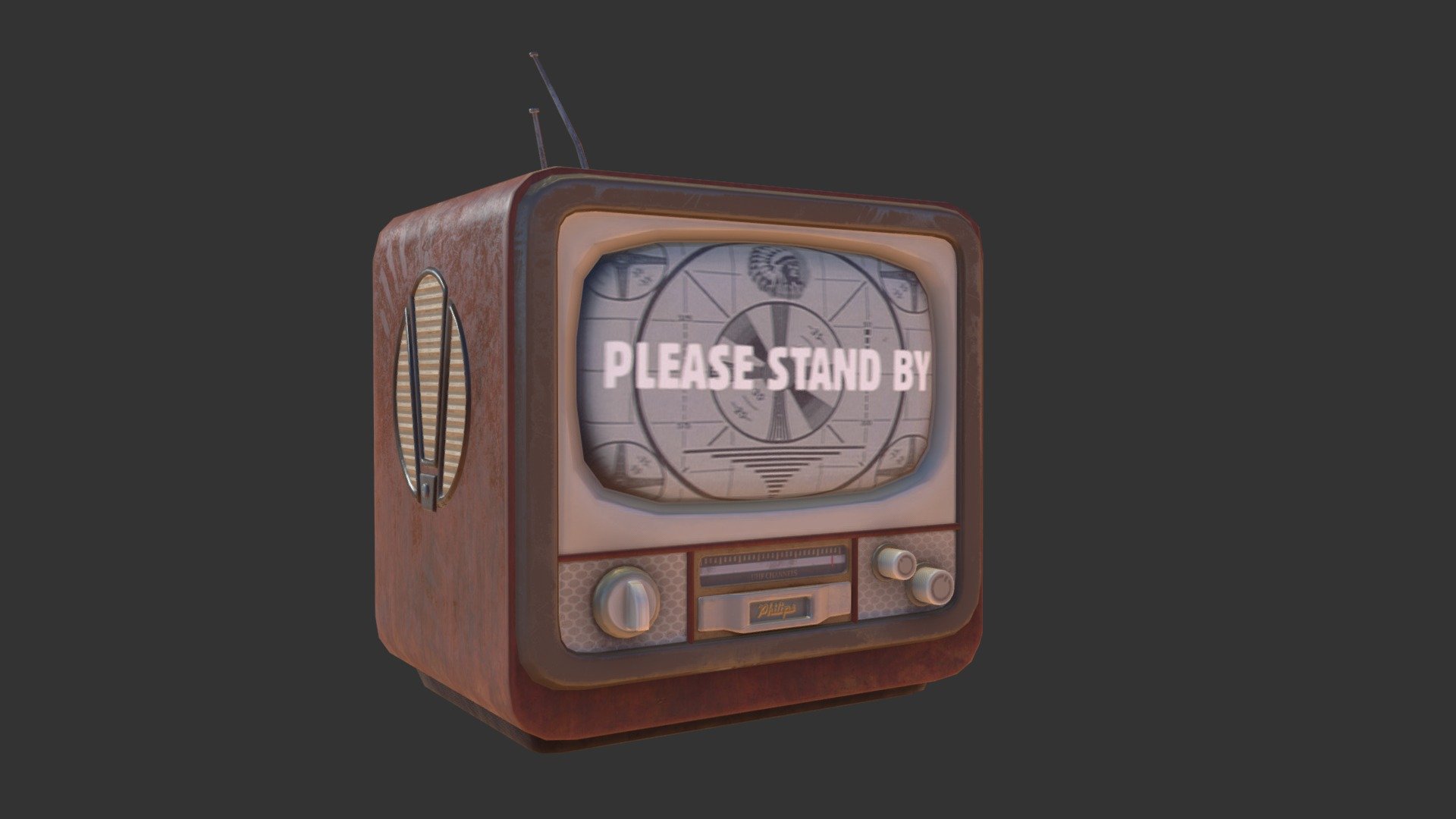Old Tv - 3D model by Ginger Giant (@GingerGiant) [49c4e8f] - Sketchfab