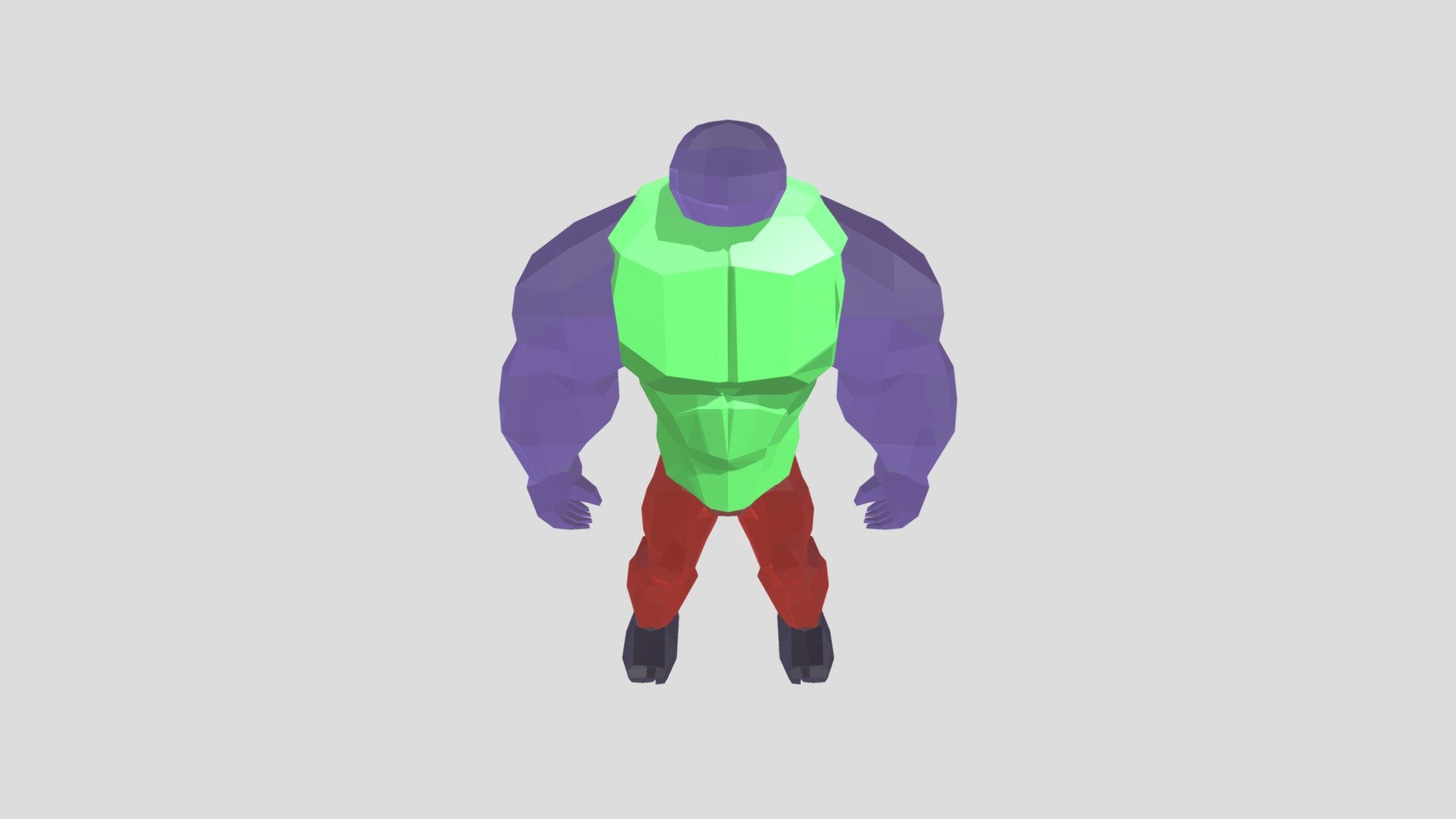 A Failure Low Poly Hulk Basemesh - Download Free 3D model by Anakin ...