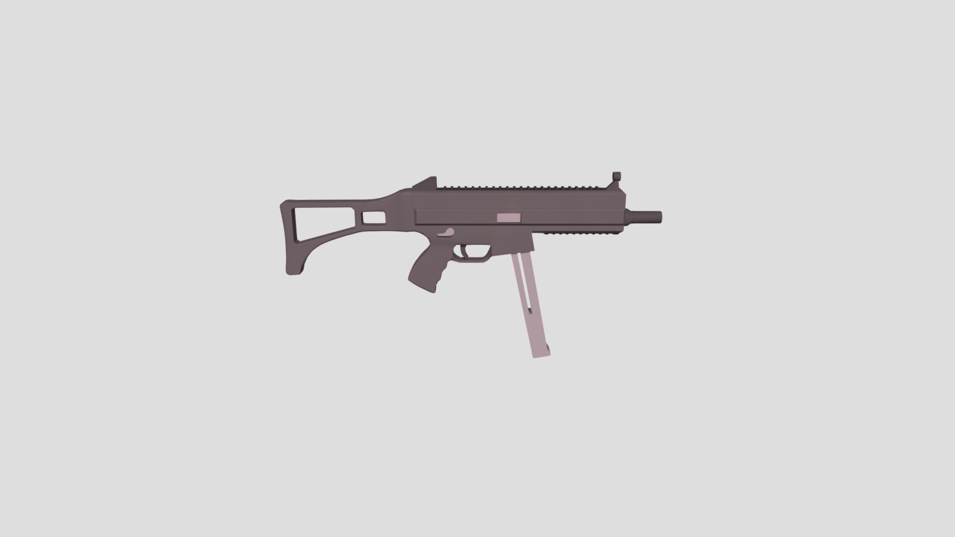 UMP-40 Low Poly - 3D model by N_58 [49c71b5] - Sketchfab