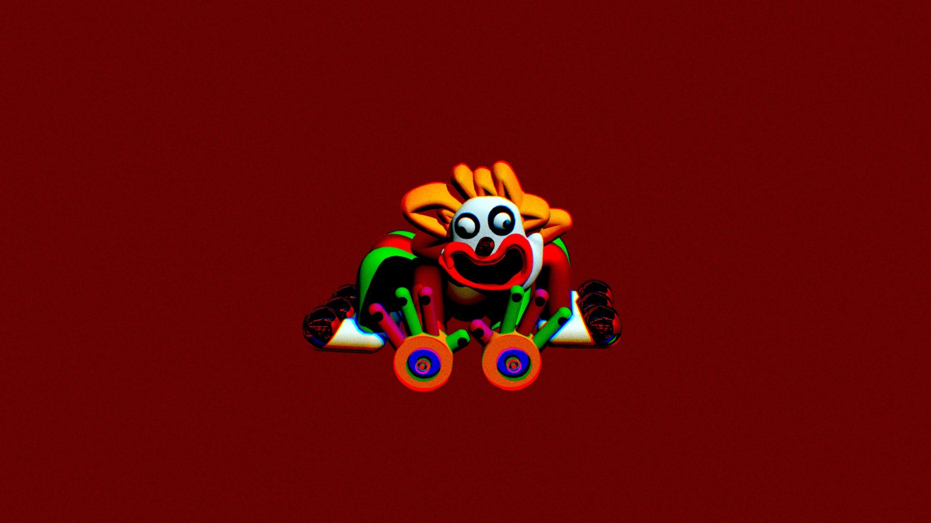 Spider Clown - Download Free 3D model by DylanXart [49ca609] - Sketchfab