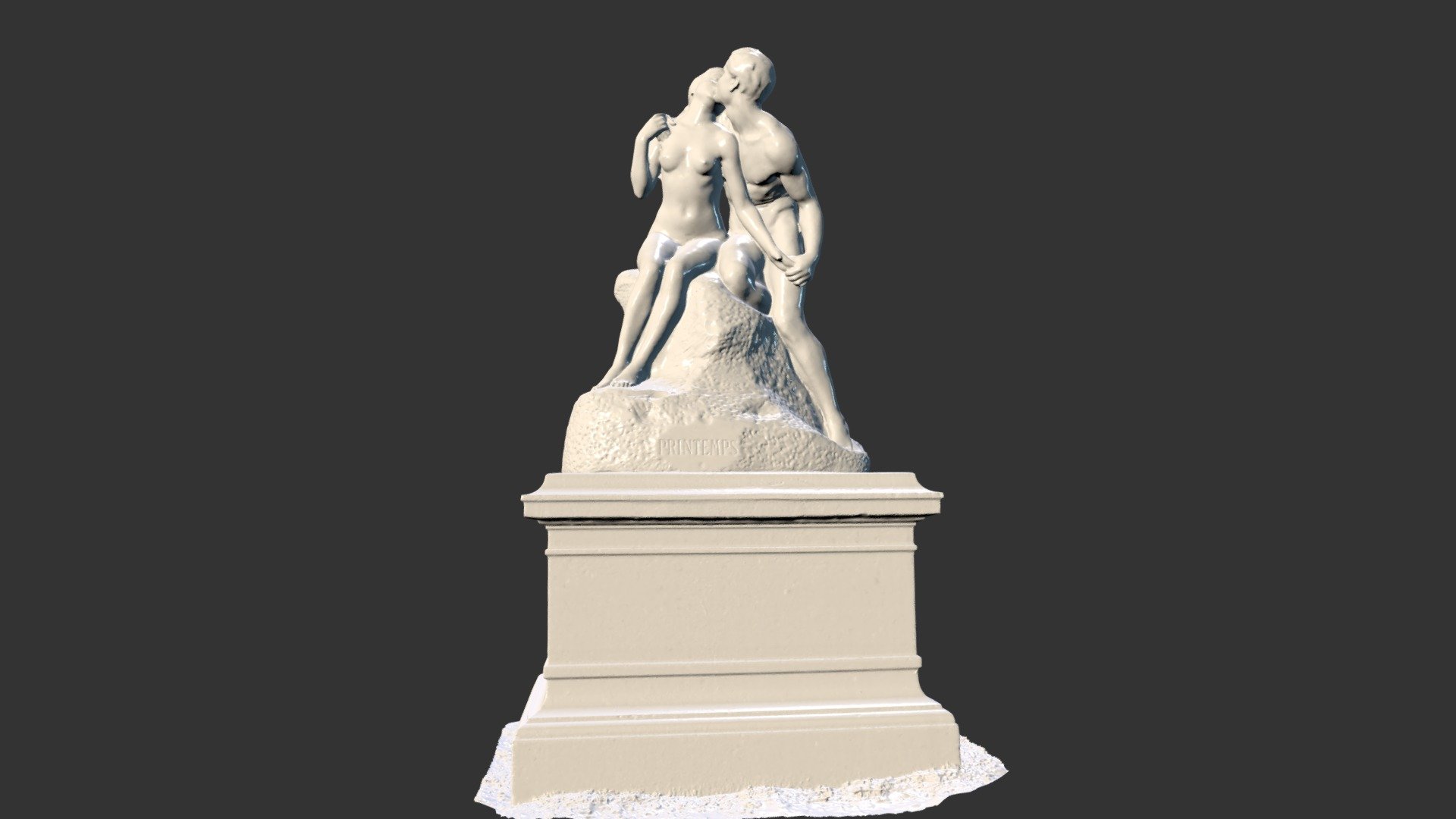 "Printemps" (Spring) statue (textureless, AO) - 3D model by HoangHiepVu [49cac90] - Sketchfab