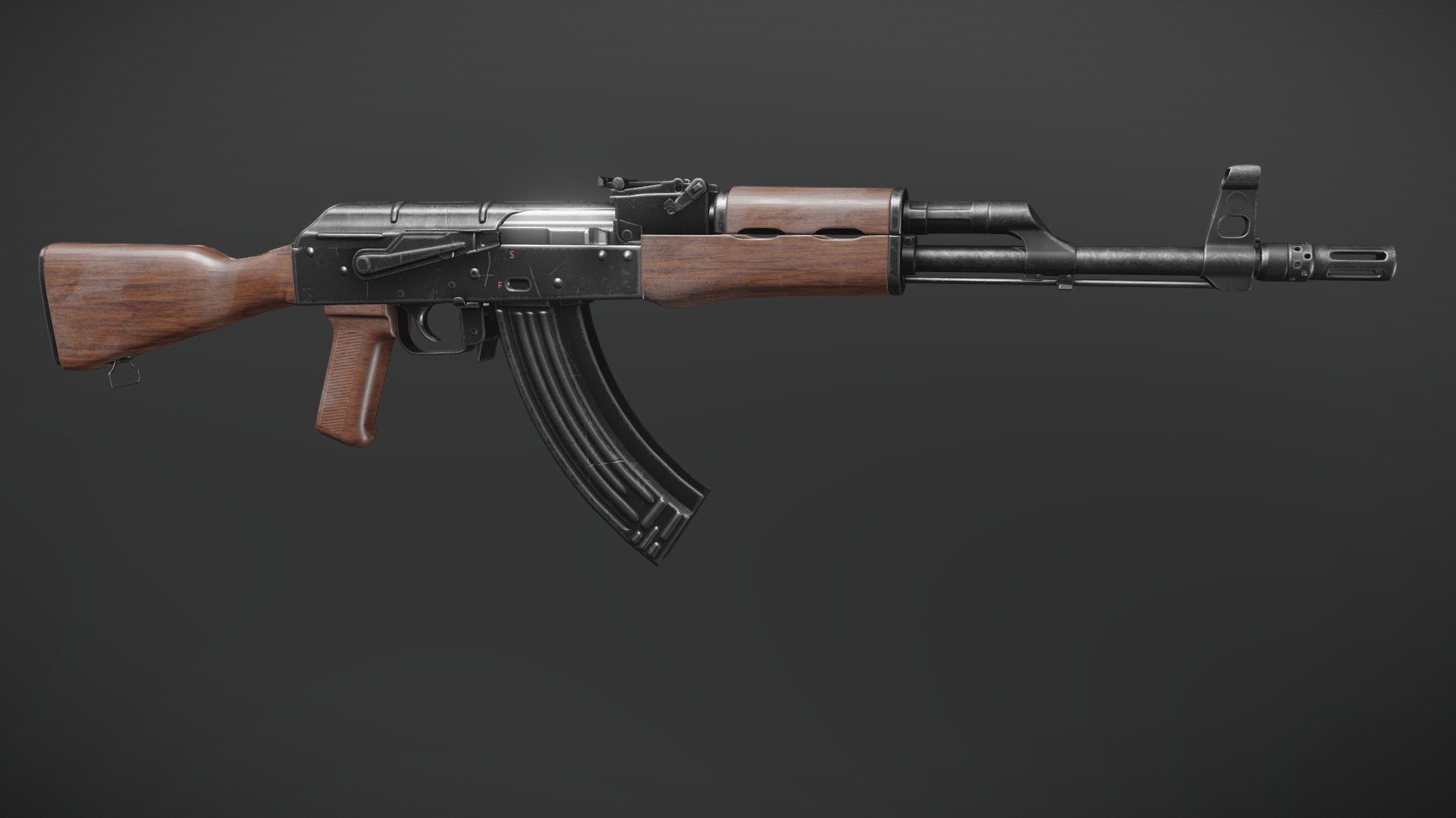 AK 47 - 3D model by BANTENGWT (@ditowidiantomo1) [49cb454] - Sketchfab
